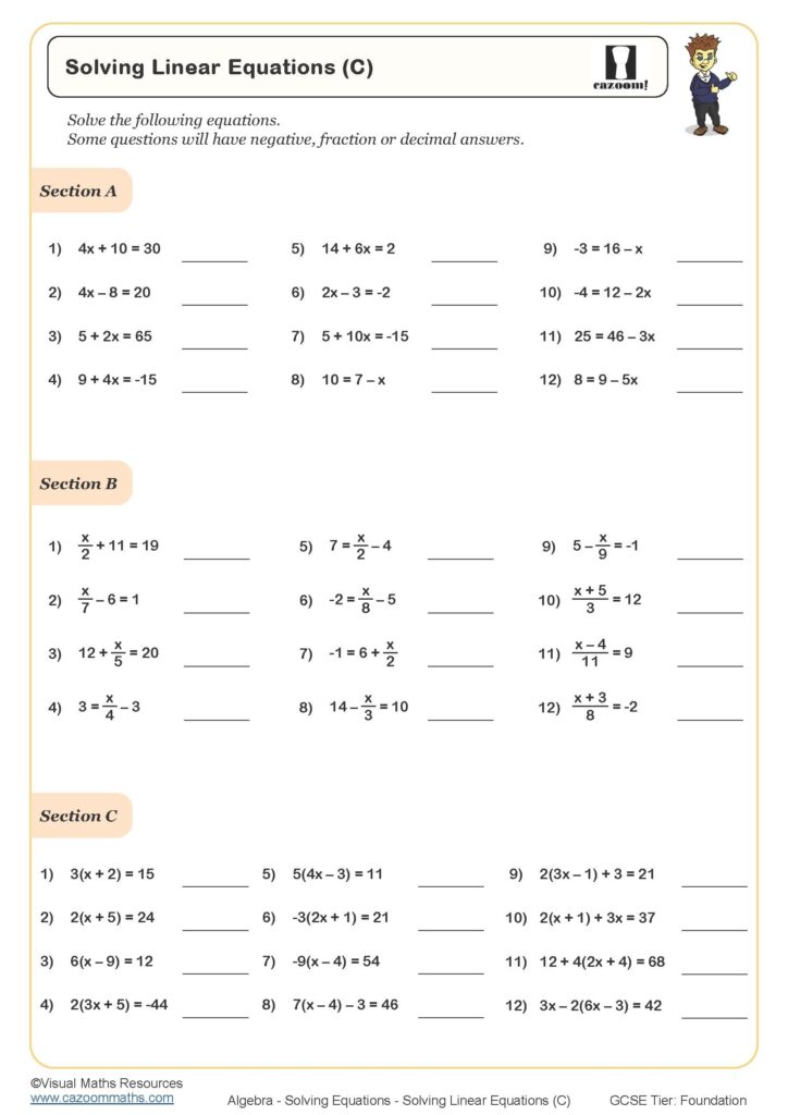 Grade 9 Math Worksheets Printable Free - Worksheets HQ
